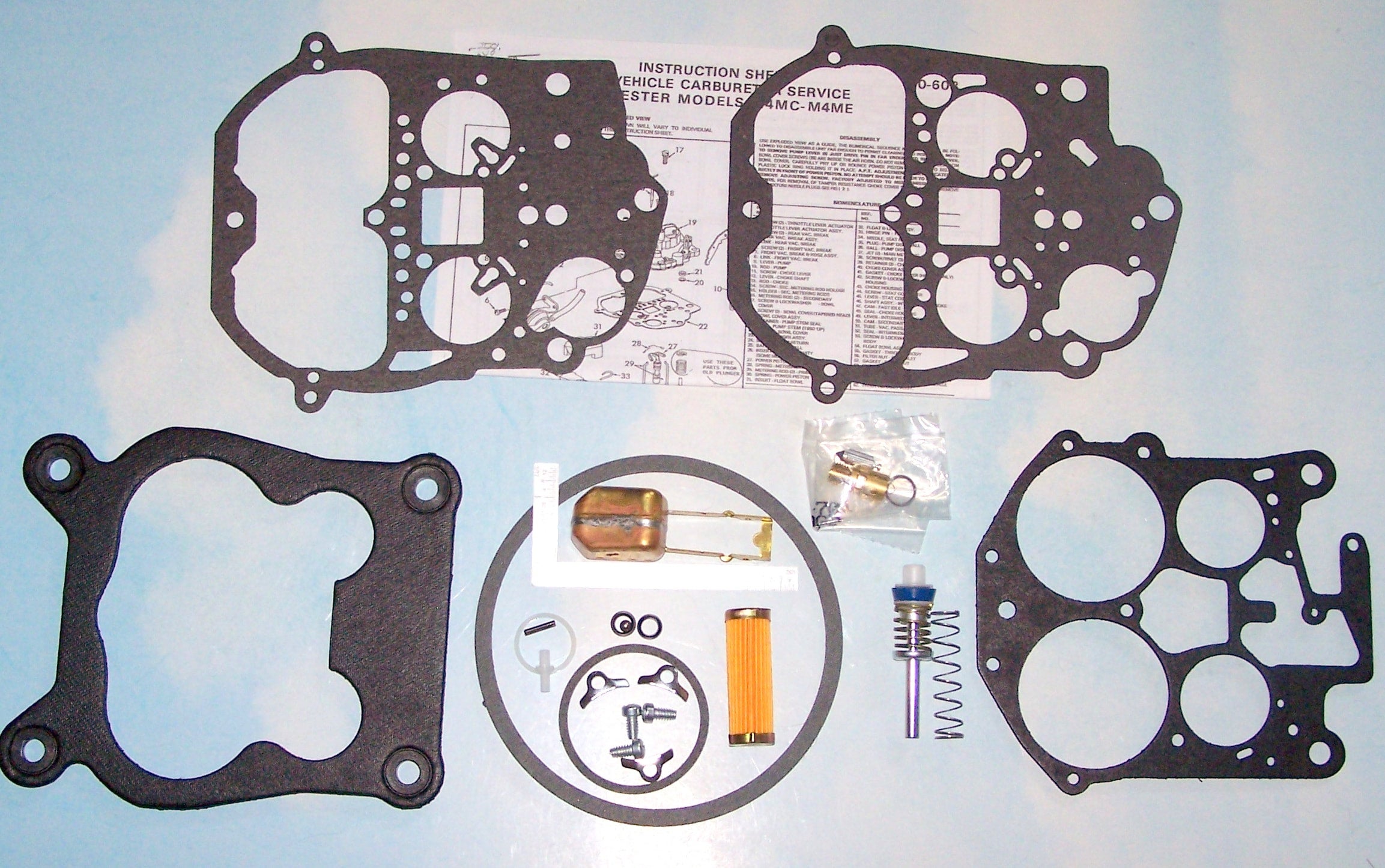 Rochester Quadrajet Carburetor Rebuild Kit 79-86 Chevy GMC Olds Pontiac ...